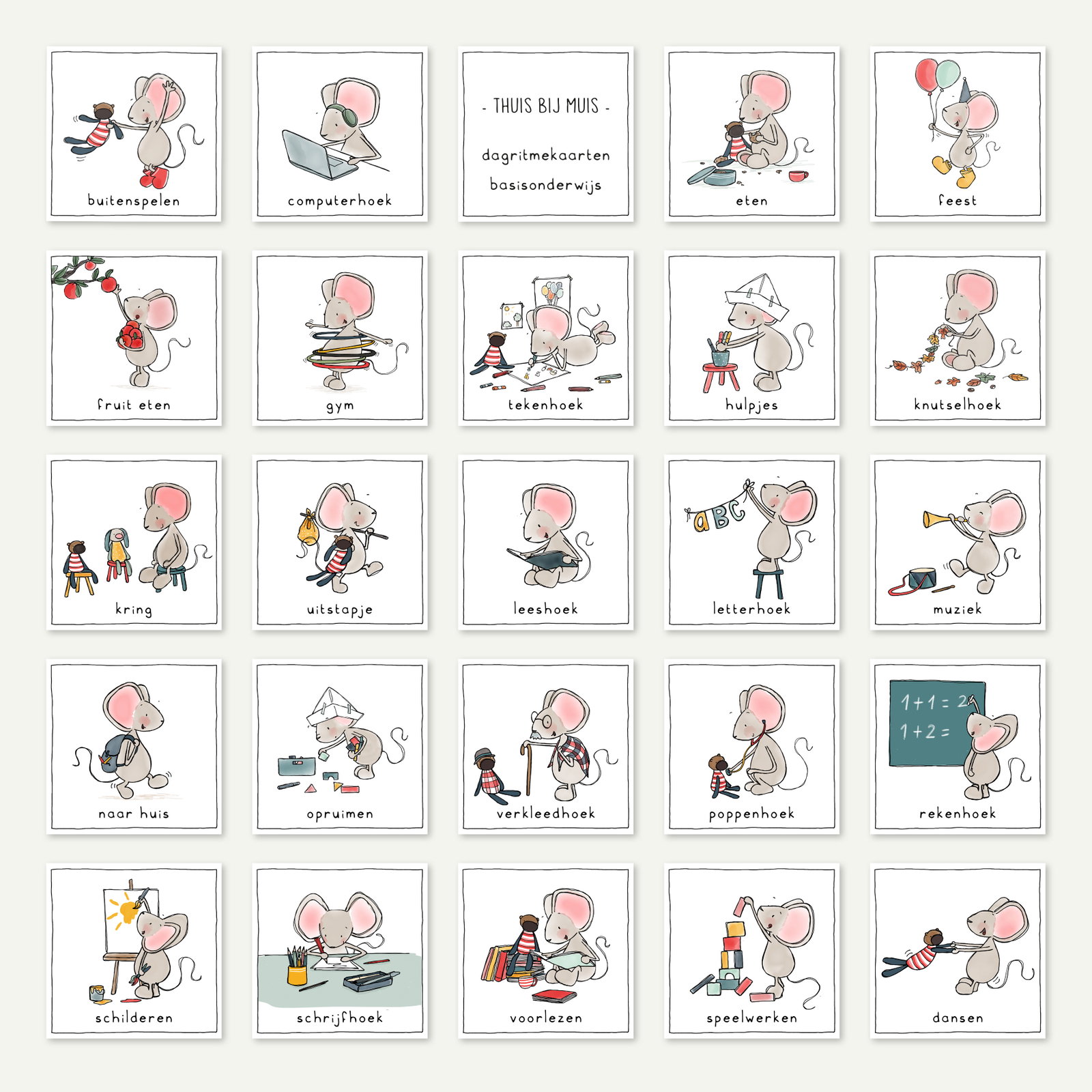 Dagritmekaarten onderwijs (download) - Thuis bij Muis