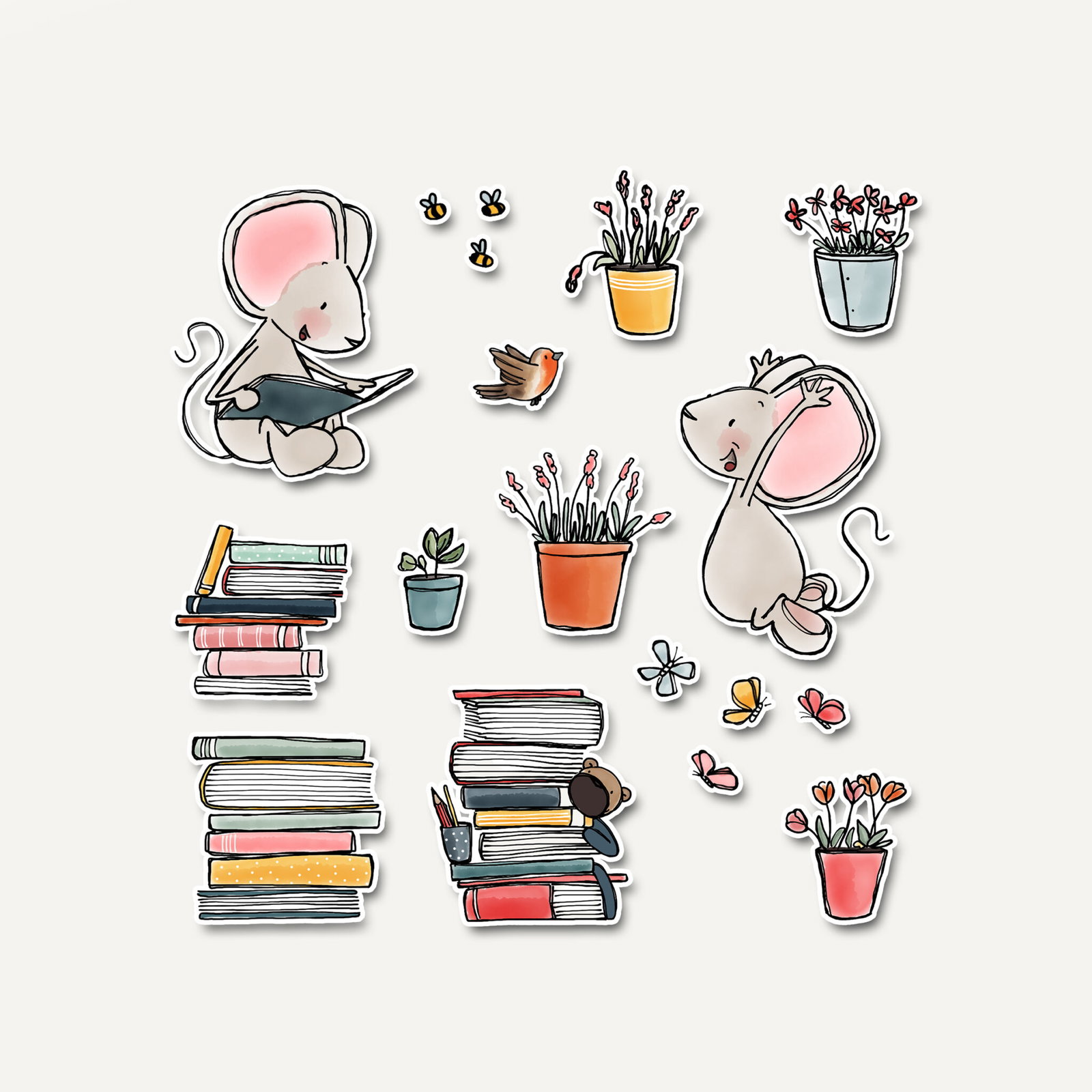 Groot formaat stickers - Thuis bij Muis