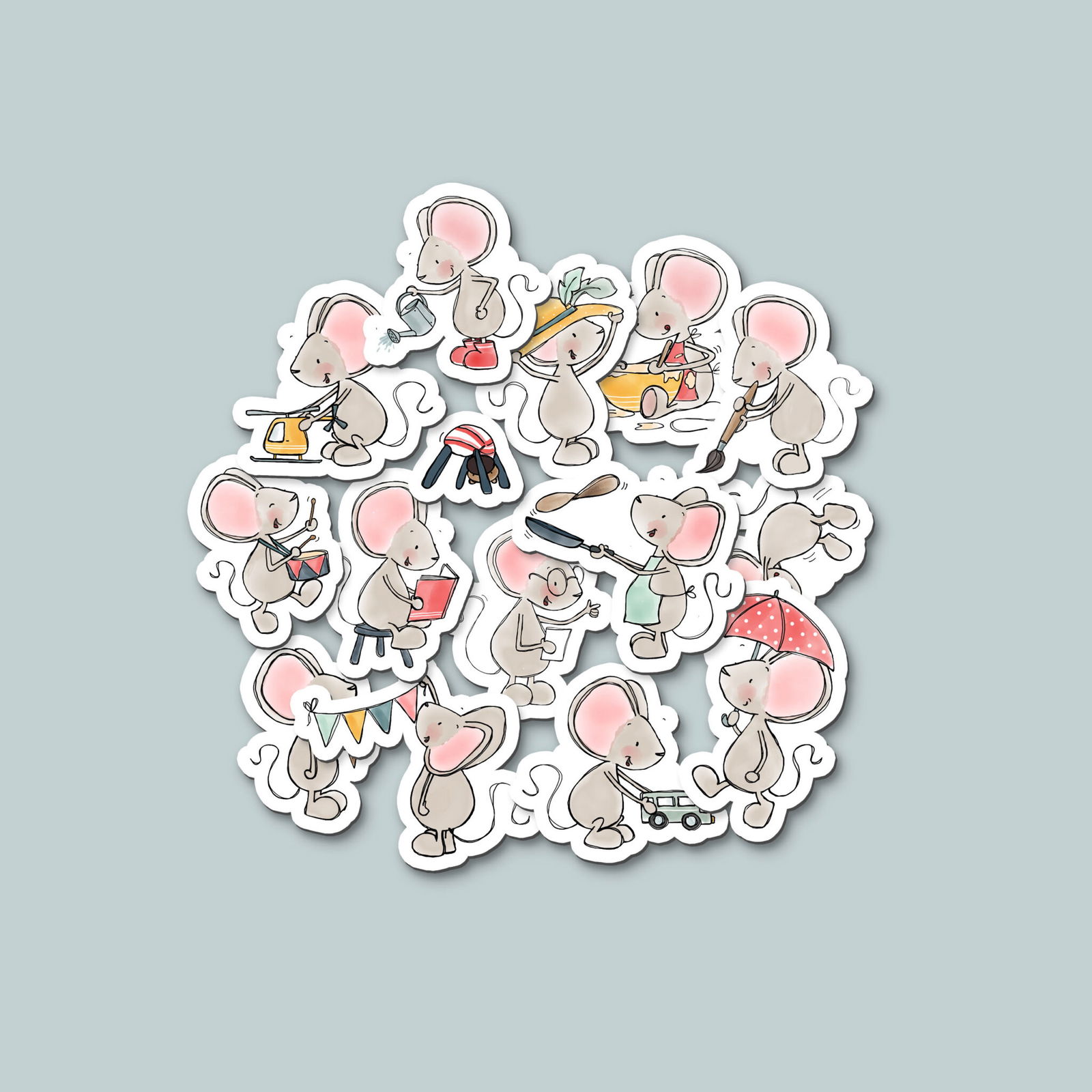 Groot formaat stickers - Thuis bij Muis