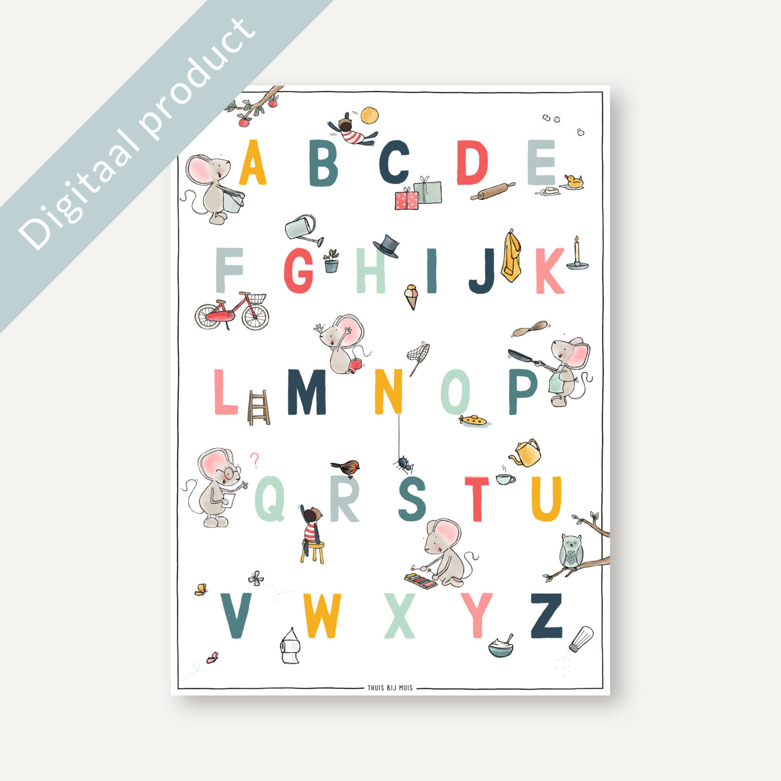 Posters - Thuis bij Muis