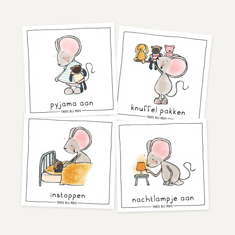 WC kaarten (gratis) - Thuis bij Muis