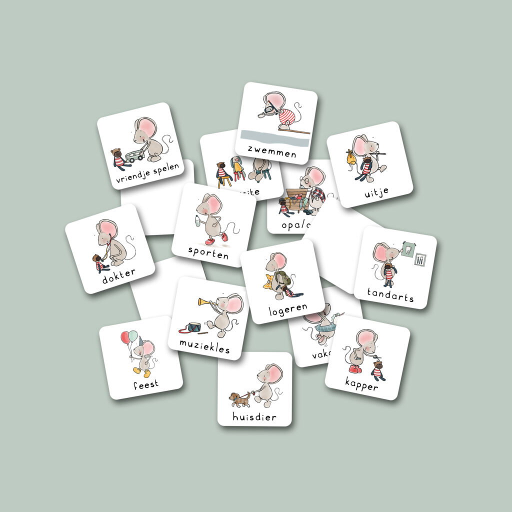 Planbord magneetsets - Thuis bij Muis