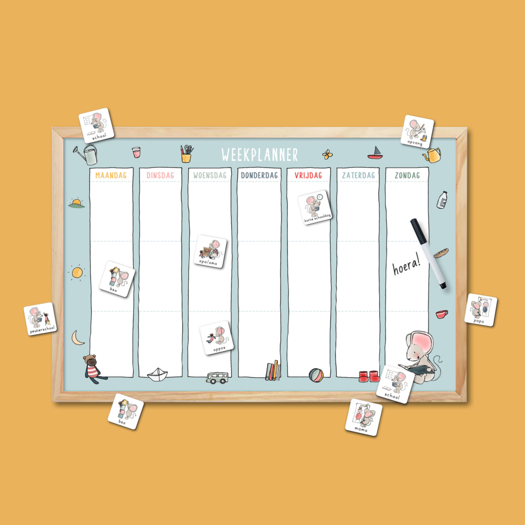 Weekplanner - Thuis bij Muis
