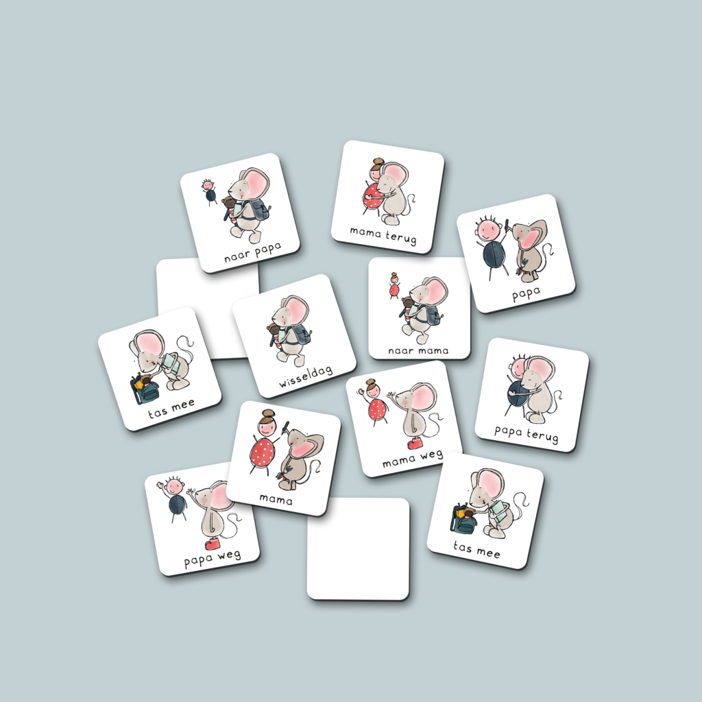 Planbord magneetsets - Thuis bij Muis