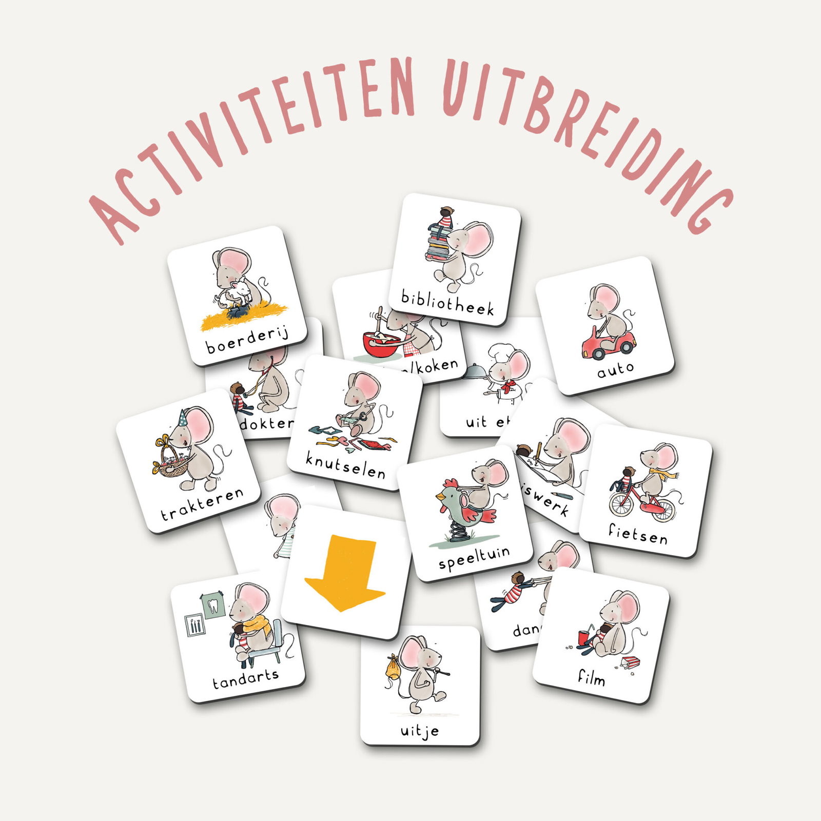 Planbord magneetsets - Thuis bij Muis